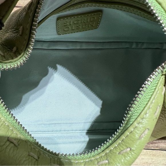 Sigrid Olsen | Bags | Sigrid Olsen Green Leather Shoulder Bag | Poshmark